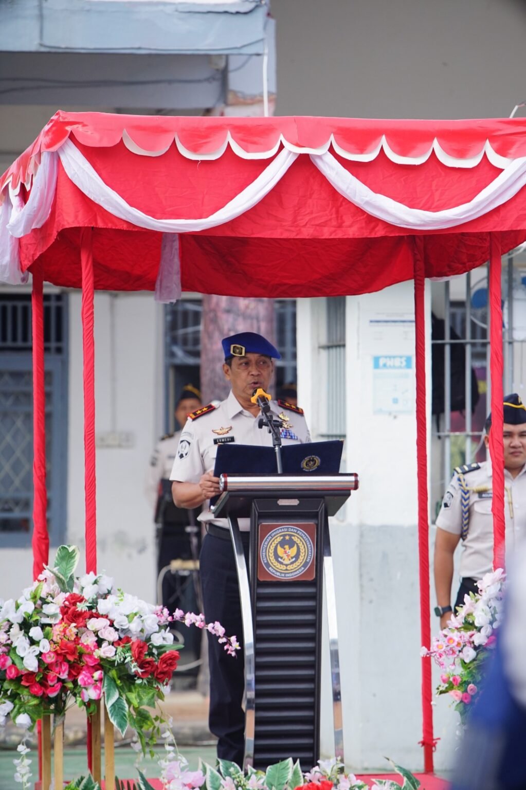 TIGA PERWAKILAN RUTAN KELAS I PALEMBANG DIKUKUHKAN DALAM SATOPATNAL ...